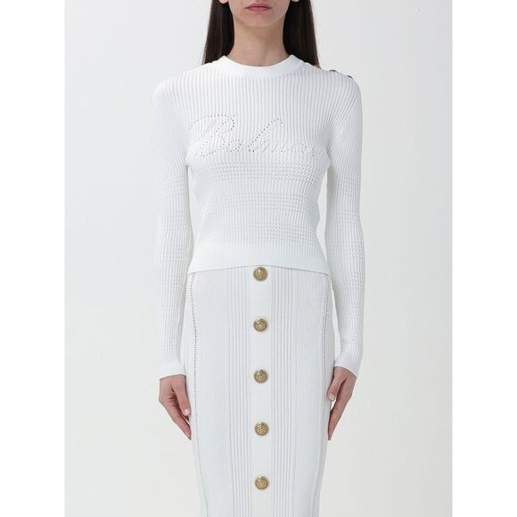 Balmain | Sweaters | Balmain Sweater Woman White | Poshmark